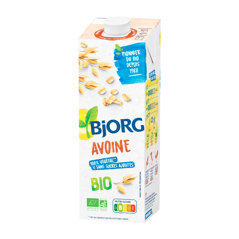 BJORG Oat calcium drink 12x1 LTR